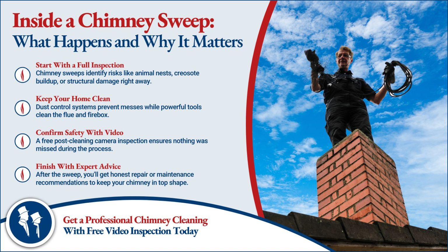 Chimney Sweeping Process Explained – 2nd Generation Chimneys Experts